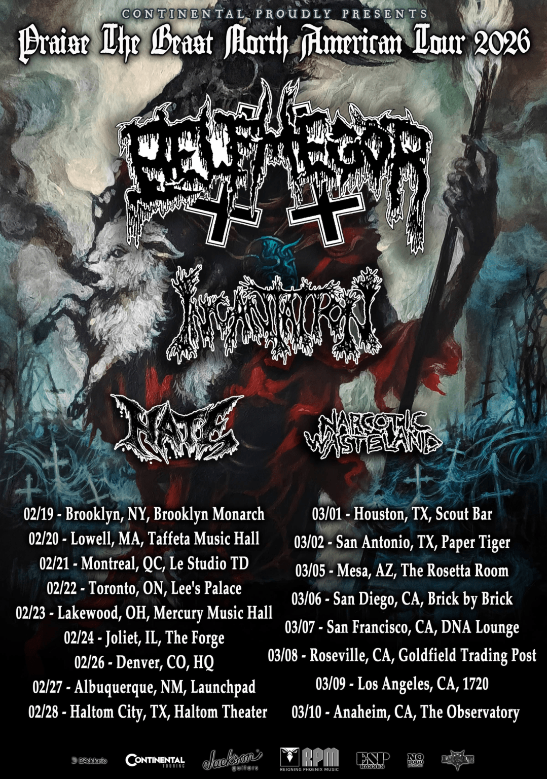death metal tour - Burning Hot Events